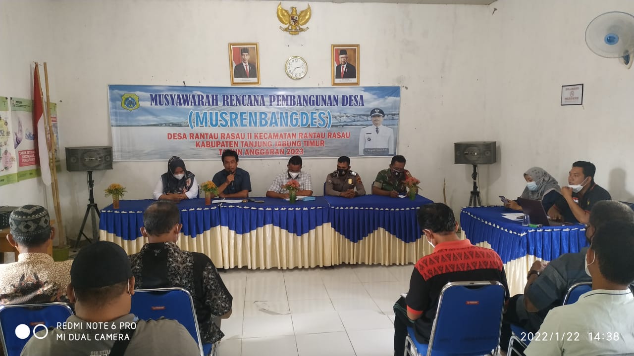 Pemdes Rantau Rasau II Gelar MusrenbangDes Usulkan 5 Skala Prioritas TA ...
