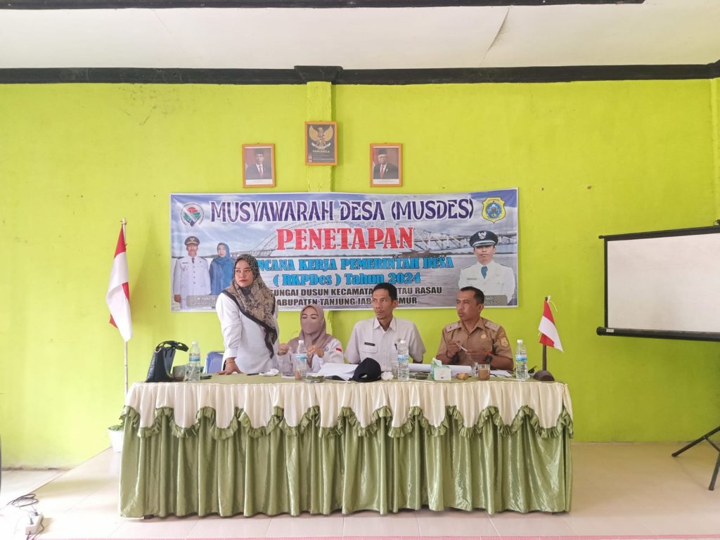 RKPDesa Sungai Dusun TA 2024, Infrastruktur, Penggalian Parit Sekunder ...